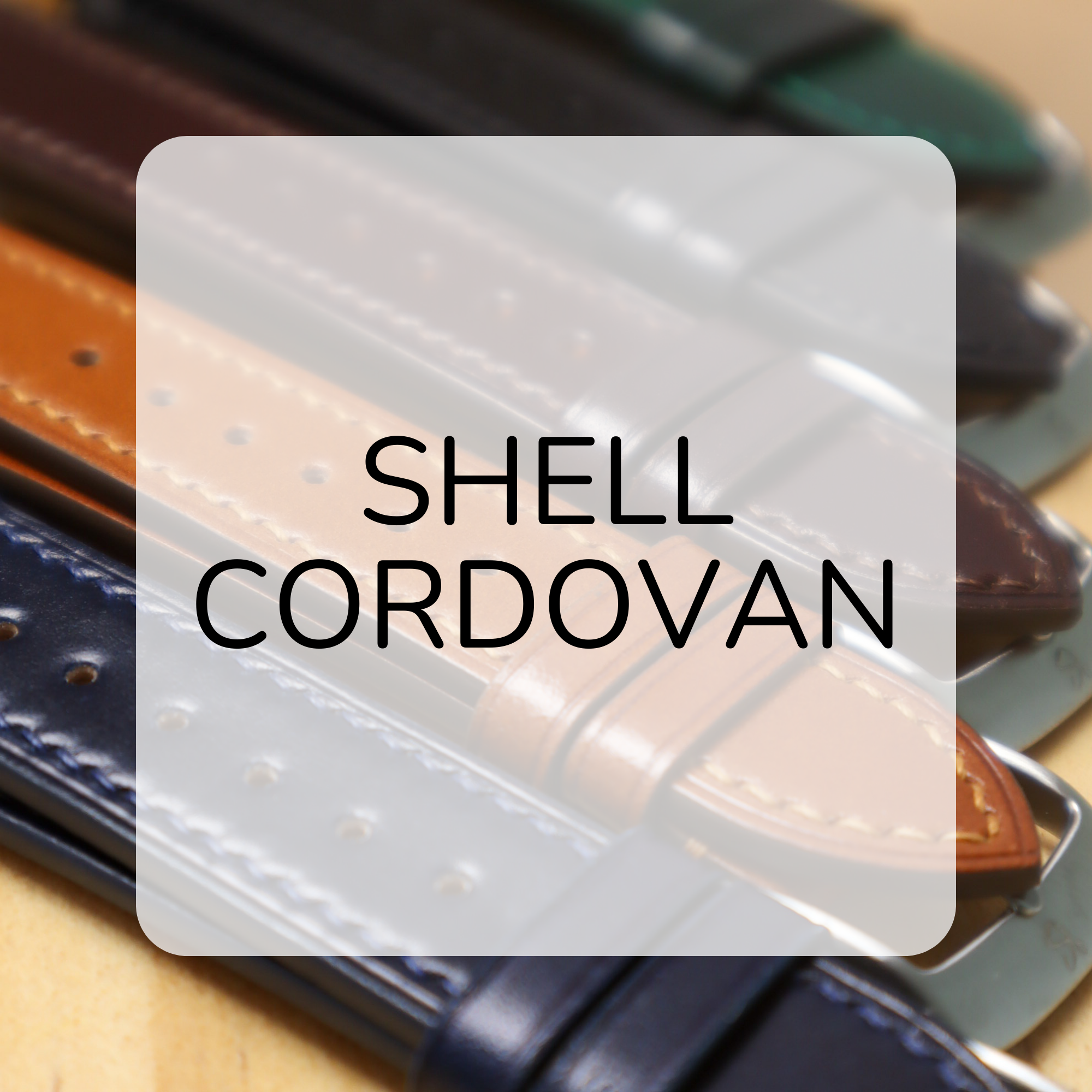 Shell Cordovan Leather Straps – Kairos Stitch